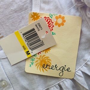 Energie | Tops | Energie White Top | Poshmark